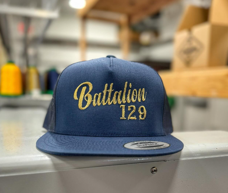 Cursive Series Cap w/ Number - "You Design" on Snapback or Flexfit Hat ...