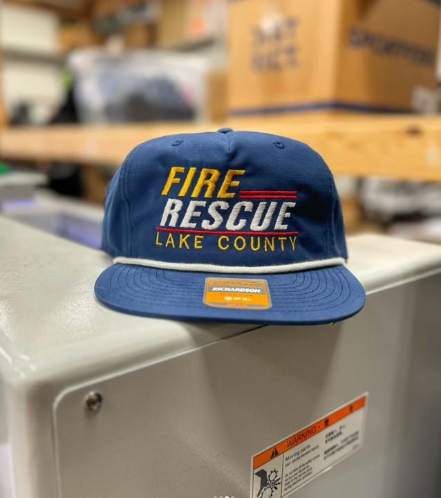 Fire Rescue Baseball Hat with Your Text – Axe Head Threads